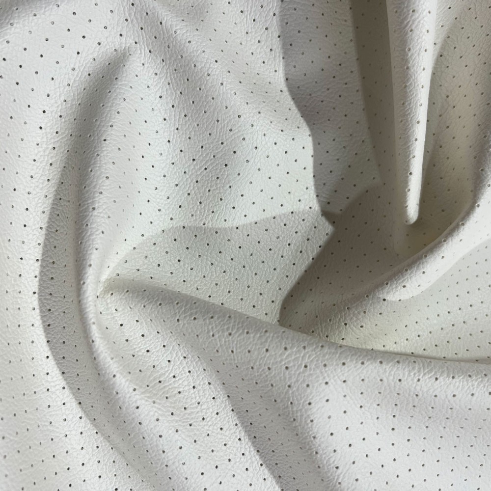 Perforated Leatherette Fabric - EU Fabrics