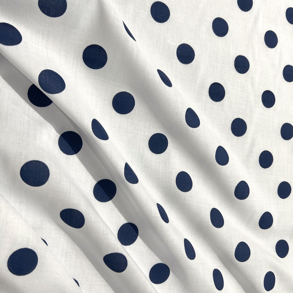 Polycotton Polka Dot Fabric | EU Fabrics | EU Fabrics