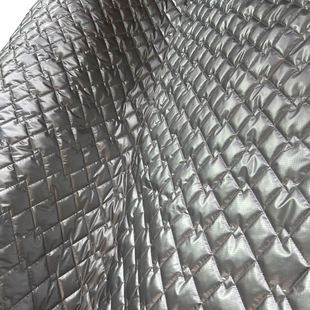 Quilted Reflective Ripstop Fabric - EU Fabrics