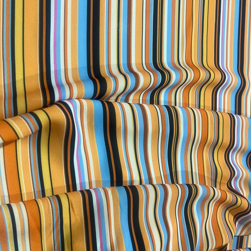 To Clear Striped Lining Fabric - EU Fabrics