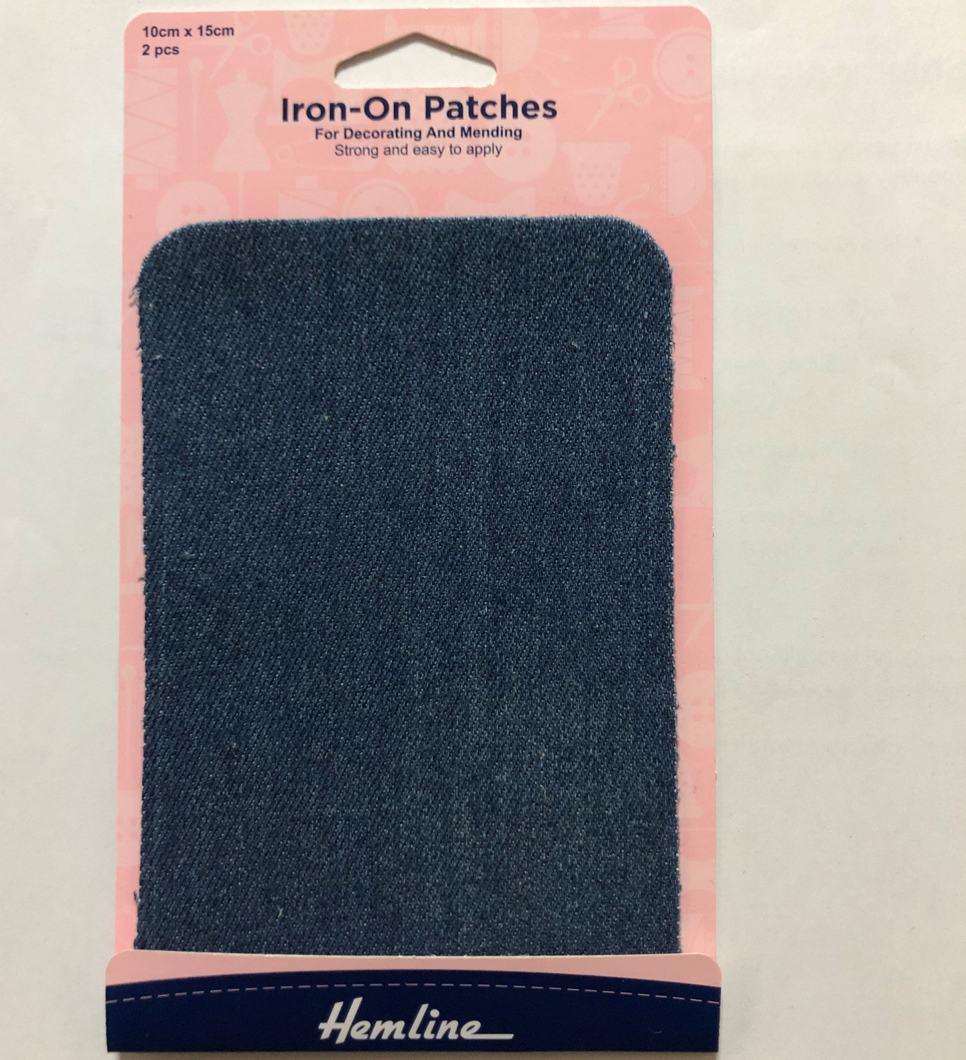 Iron On Patches - 2 Pieces 10cm x 15cm - EU Fabrics