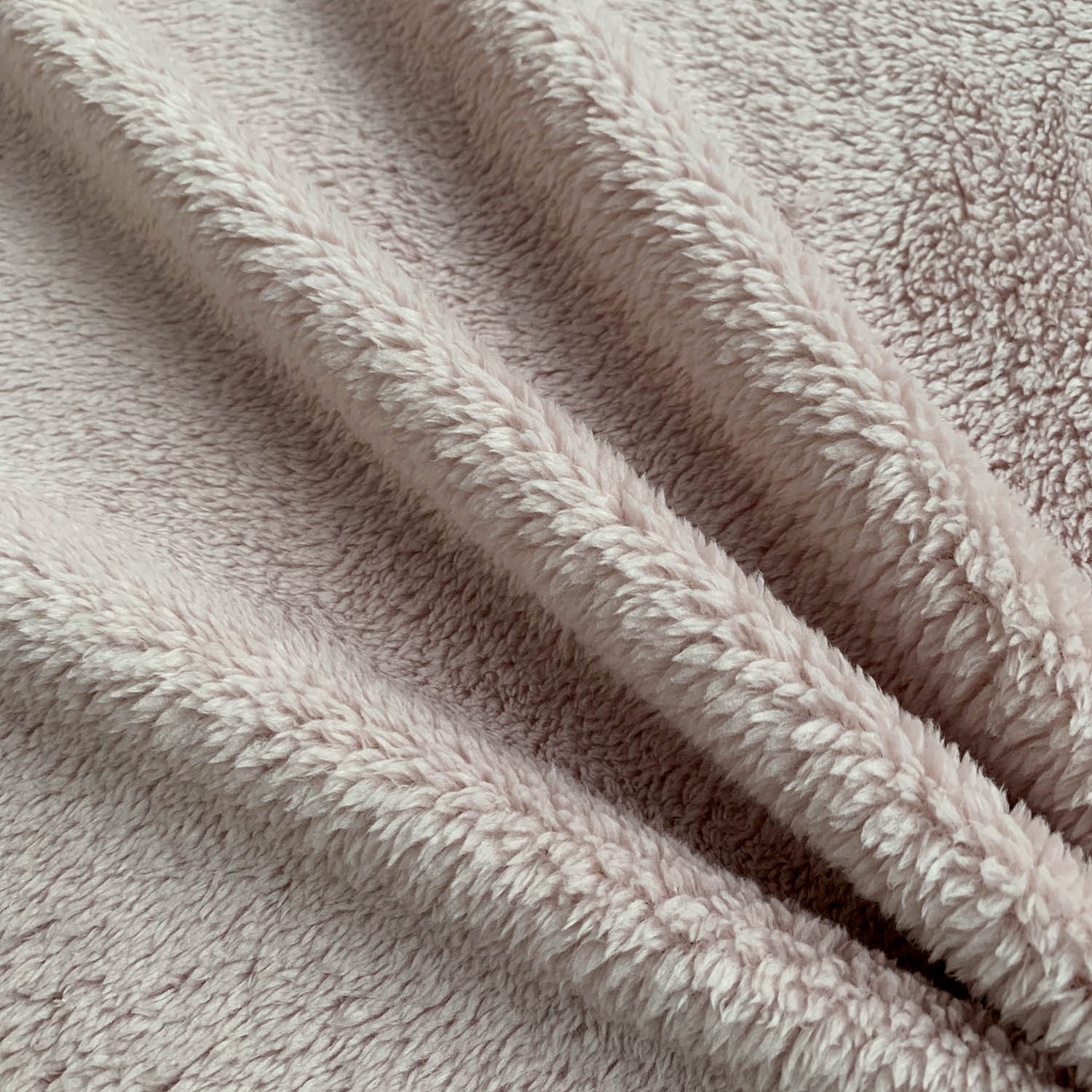 Double Sided Coral Cuddle Fluffy Fleece Fabric EU Fabrics