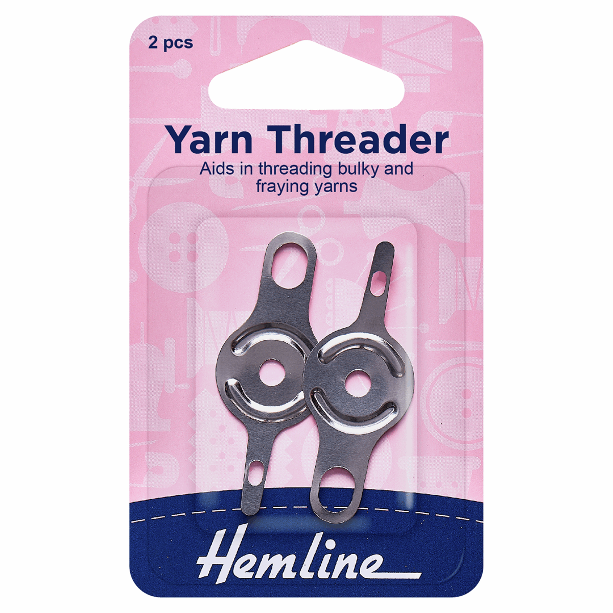 Yarn Threader Aids threading bulky and fraying yarns Large & Small ...