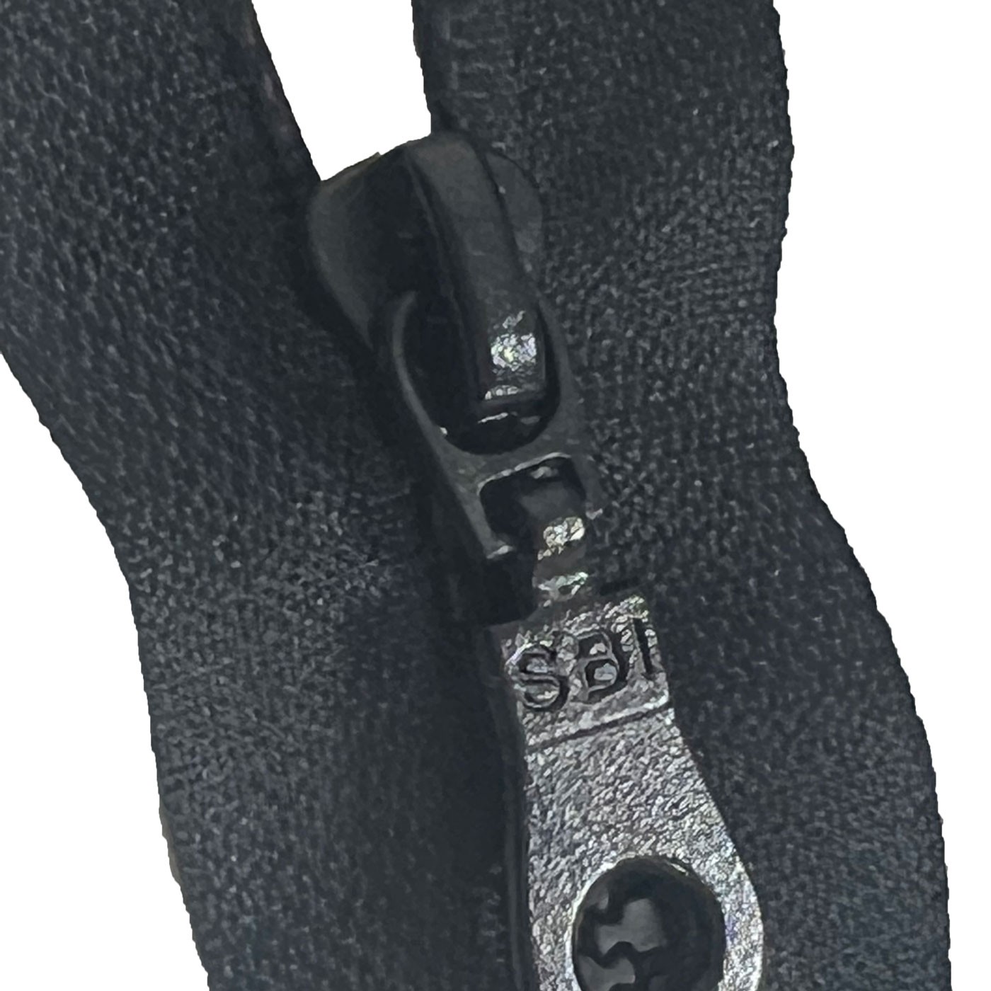 Plastic Zip with Open End - Round Metal Puller (No5) - EU Fabrics