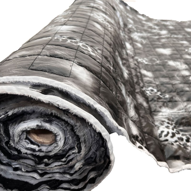 Double Sided Lightweight Quilted Print Fabric | EU Fabrics